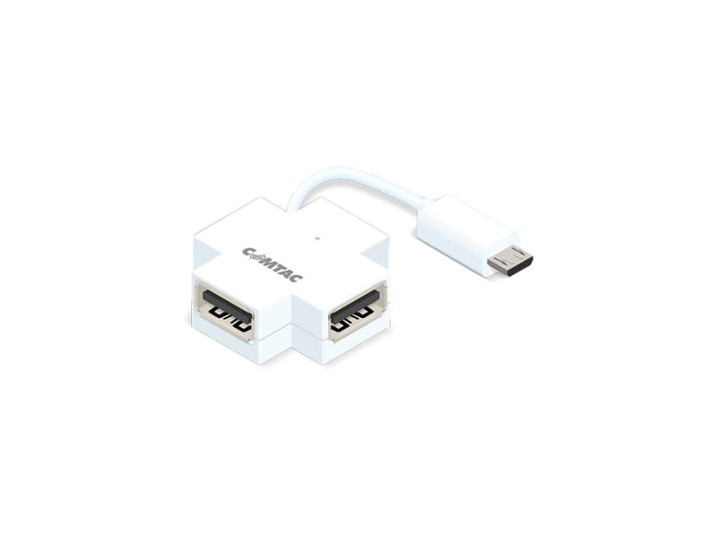 Hub micro USB OTG para dispositivos Android - 4 portas | Comtac